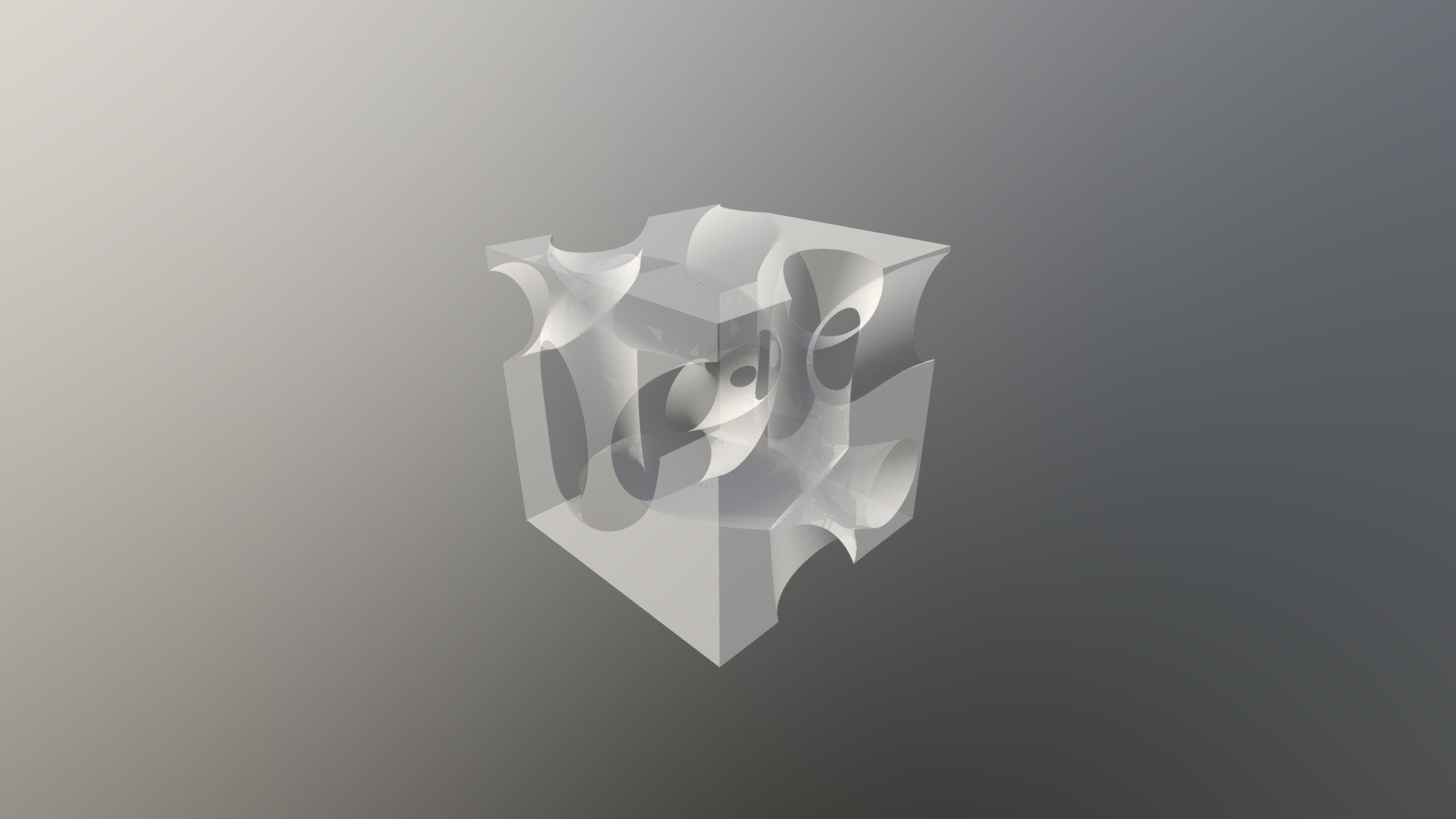 Solid and Void Model (with transparency) - 3D model by hieong [e177d87 ...