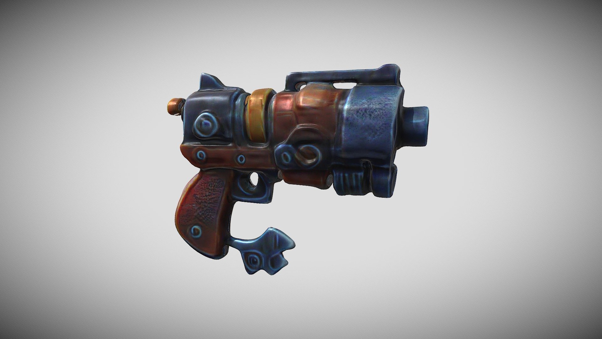 Stylized Toy Gun - Buy Royalty Free 3D model by AssetSource [e1788ae ...