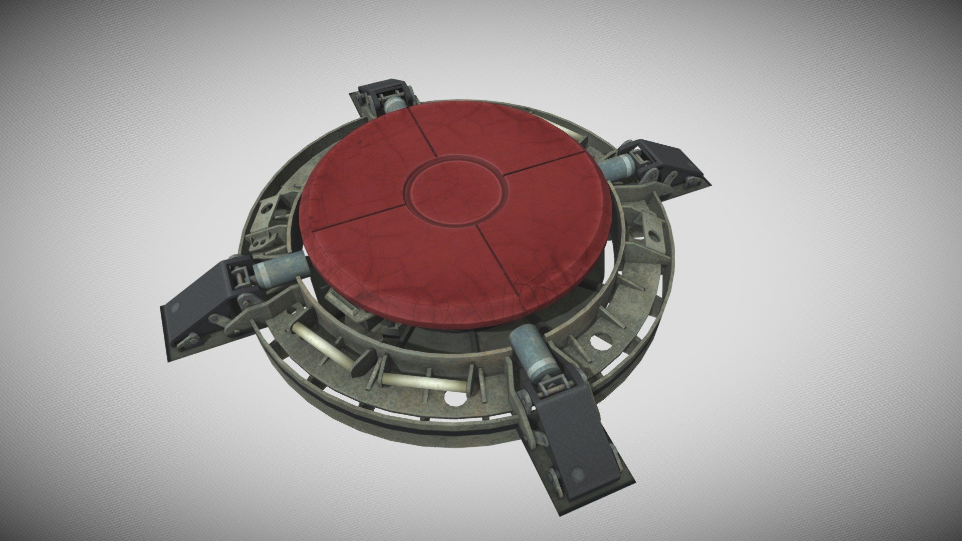 Super Colliding Super Button (Destroyed) - Download Free 3D model by ...