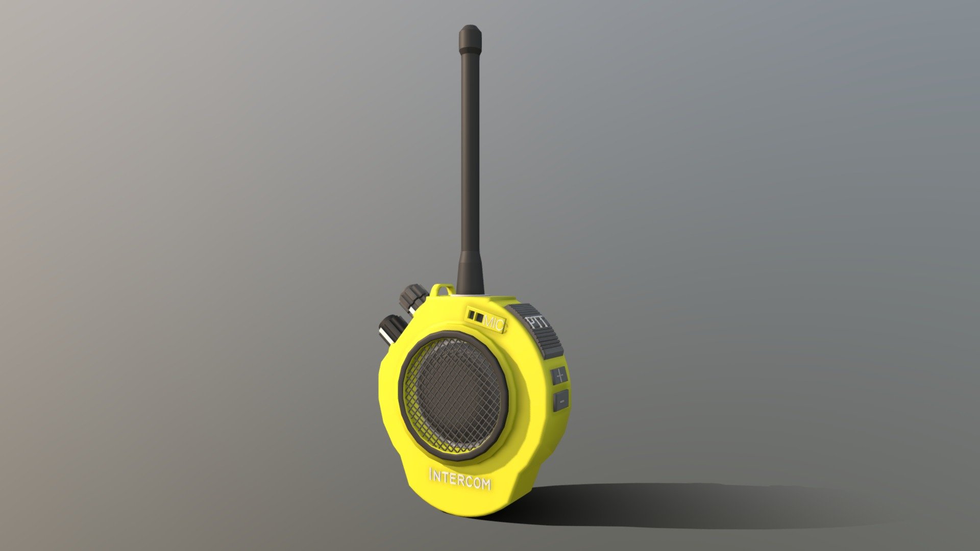 intercom/two way radio/radio/对讲机 - Download Free 3D model by MrdT ...