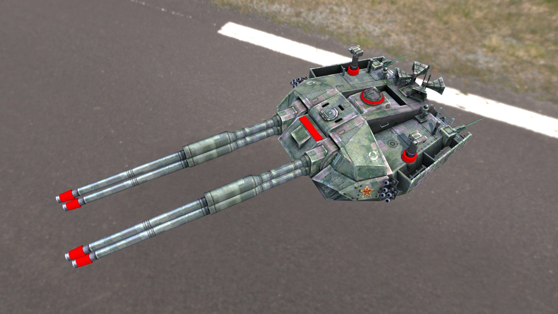 Tank Emperror Turret - 3D model by tipaivan [e17e664] - Sketchfab
