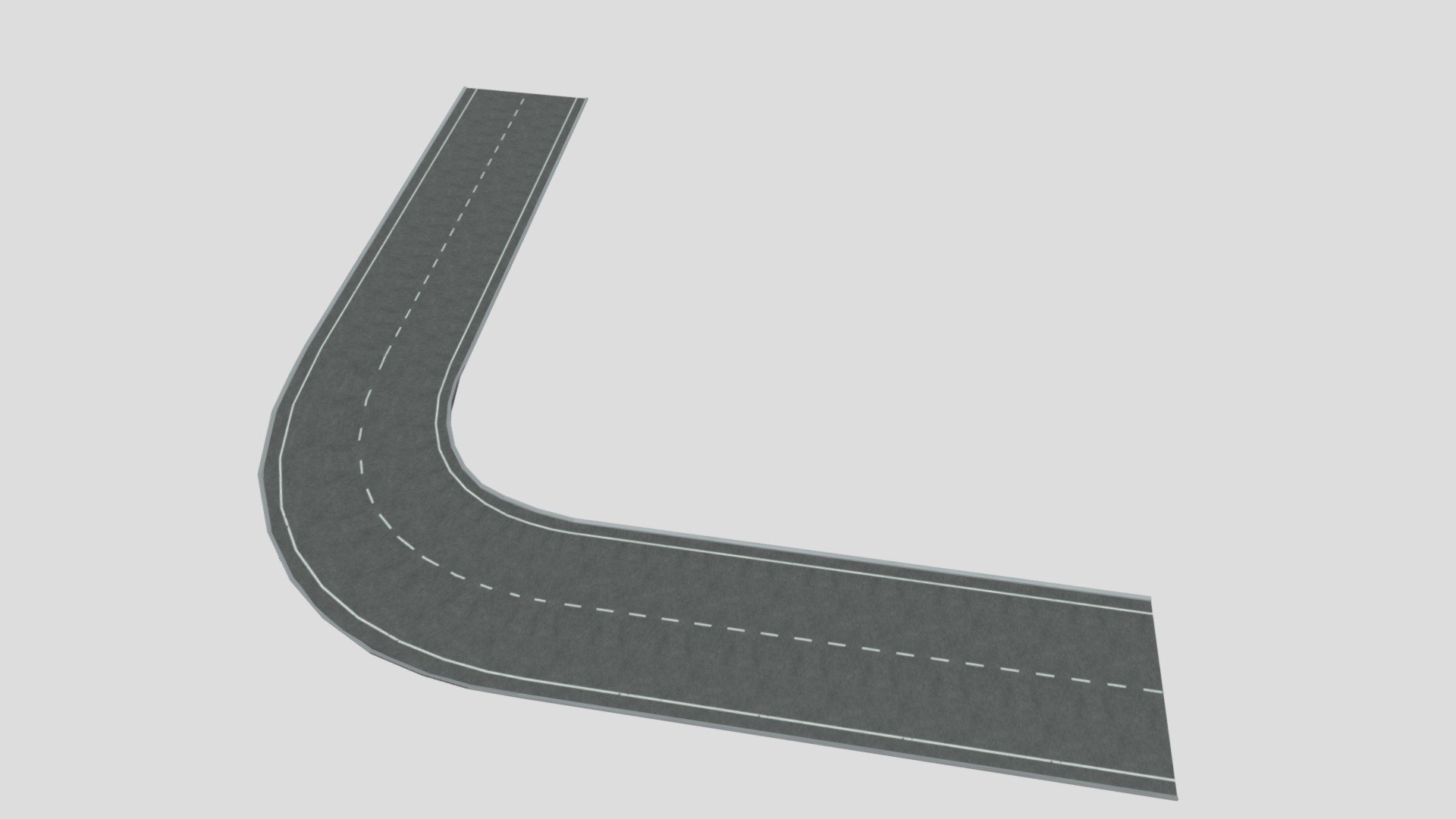 Road Section (Bend) - 3D model by surejungle23247 (@omearaanthony0 ...