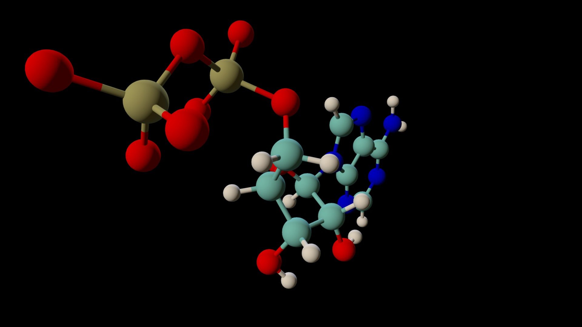 Eve3D Nucleótido Ribonucleótido ADP - Download Free 3D model by EVE3D ...