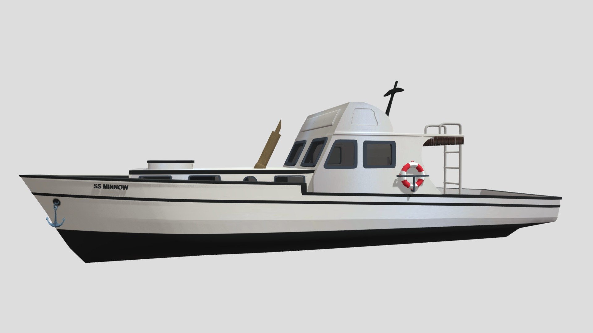 SS Minnow 002 White - Download Free 3D model by gogiart (@agt14032013 ...