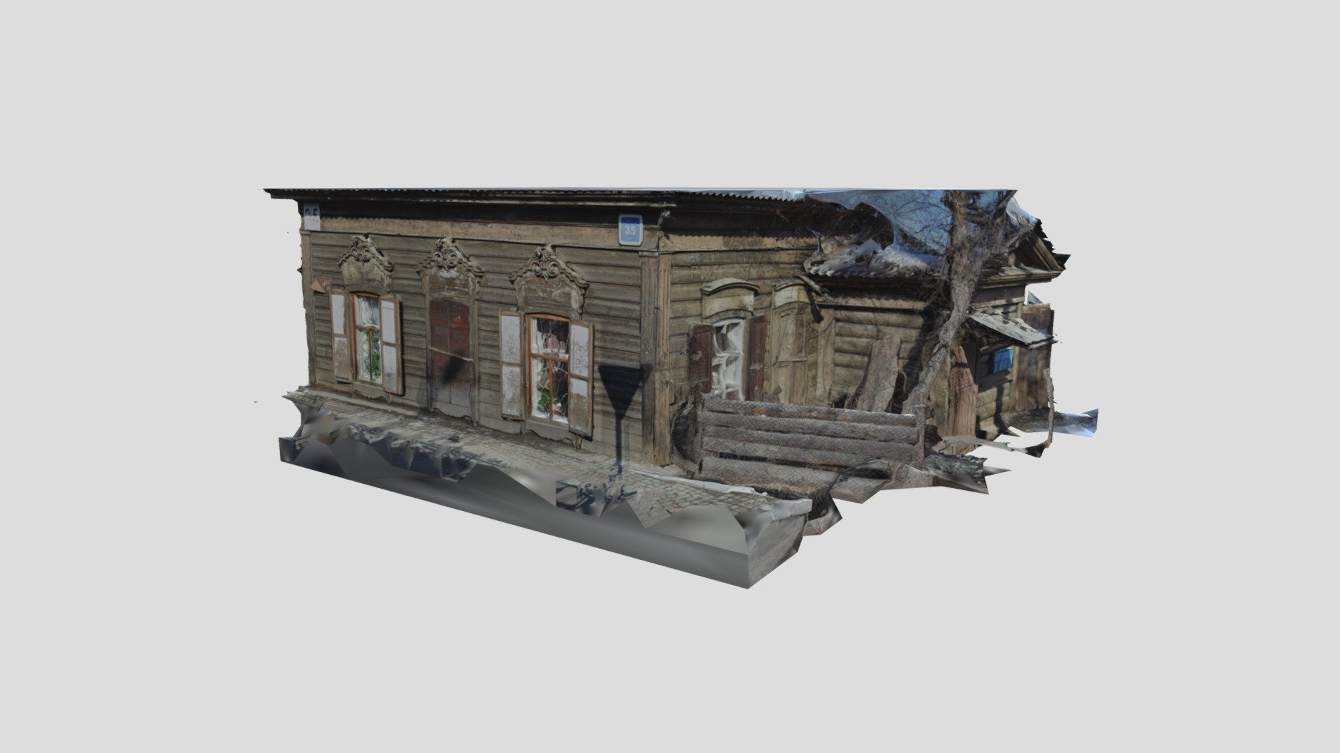 Irkutsk, Wooden house, Stepana Razina street - Download Free 3D model ...