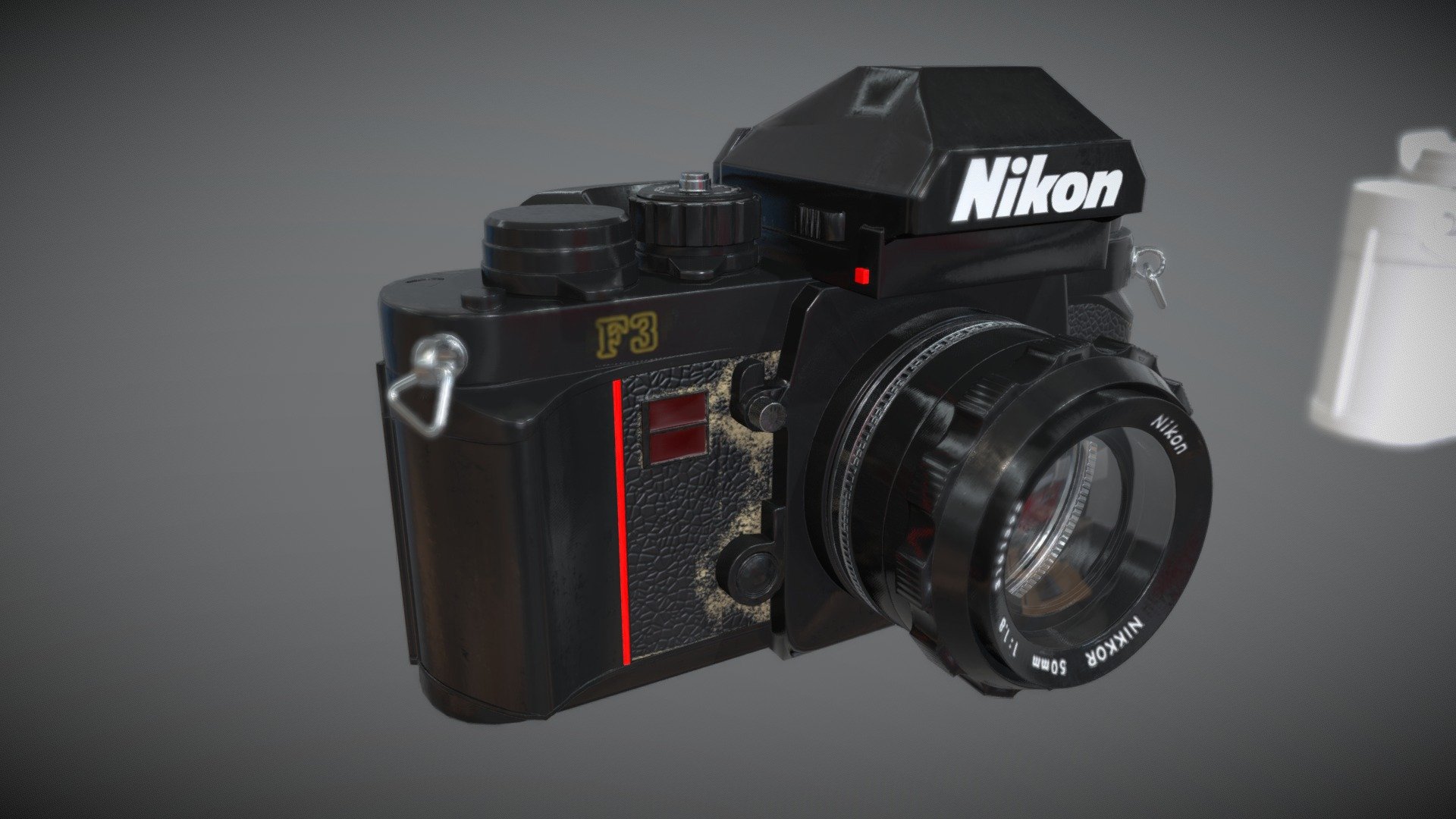 Camara Nikon f3 low poly y high poly - Buy Royalty Free 3D model by ...