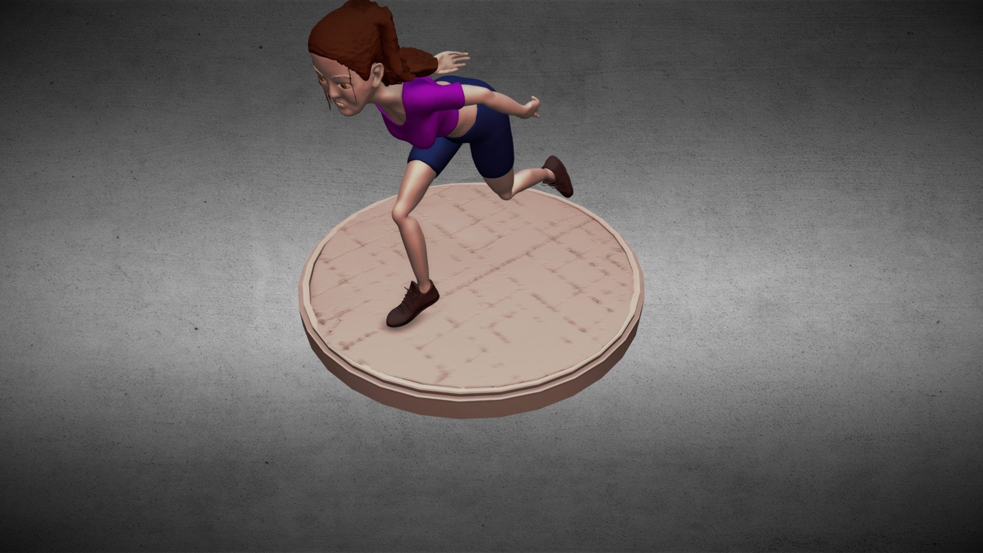 Woman Running Statuette - 3D model by gustavoguedes95.gp15 [e184271 ...