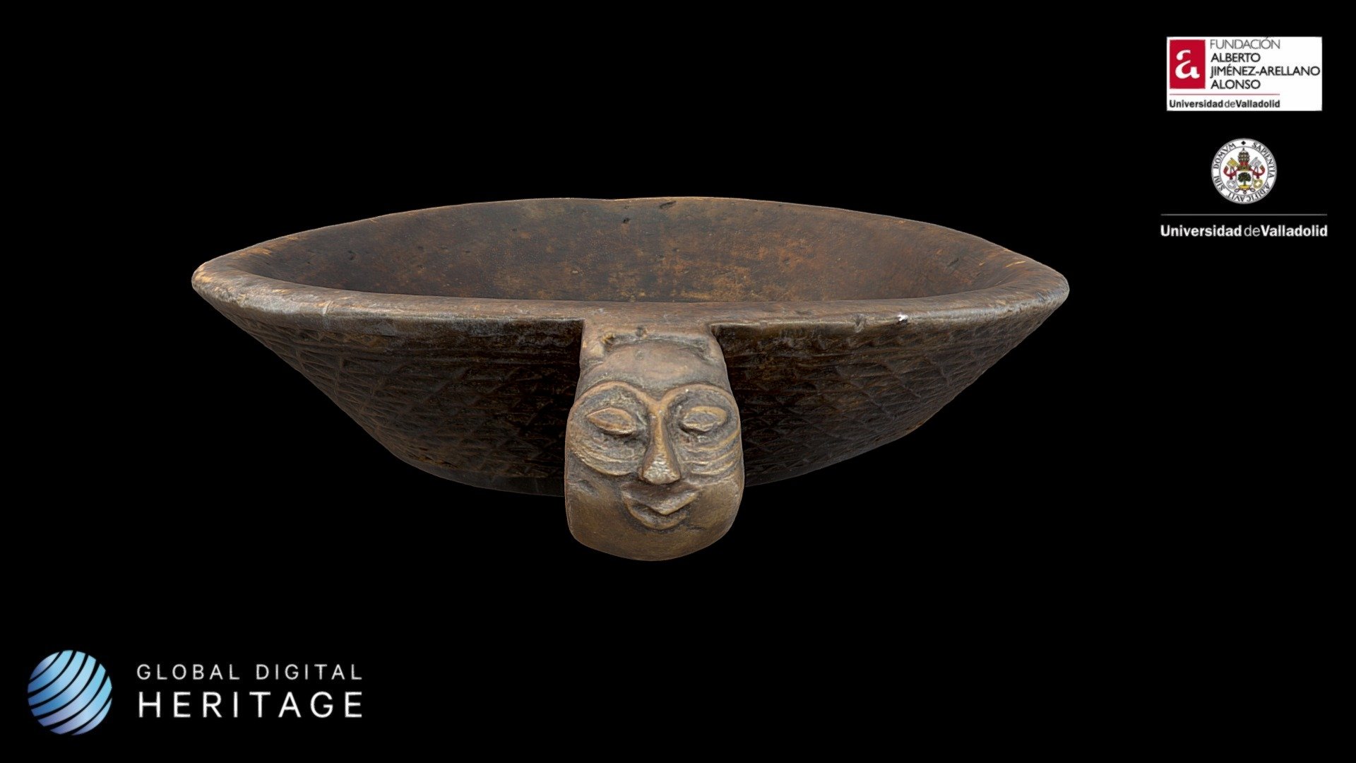 Wooden Ceremonial Plate Kuba Culture - Download Free 3D model by Global ...