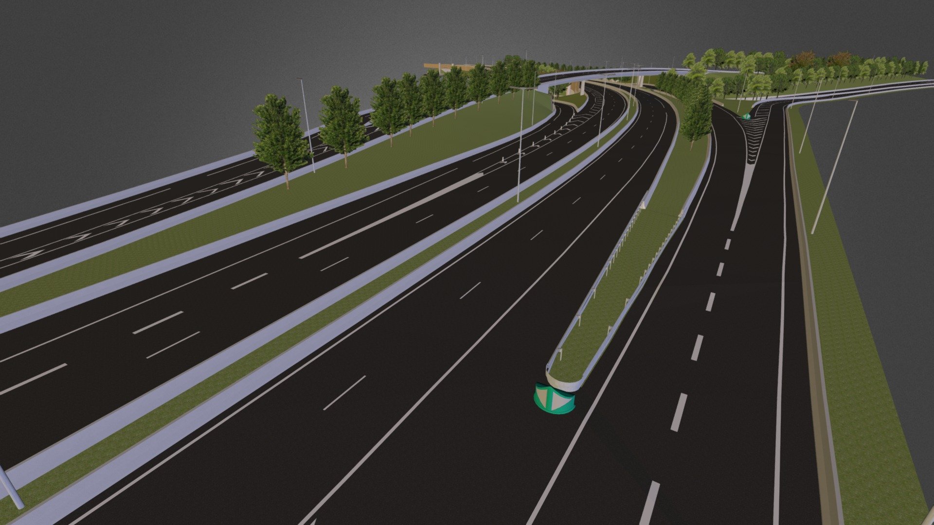 Autoroute A3 / A86 - 3D model by TT3D [e18555b] - Sketchfab