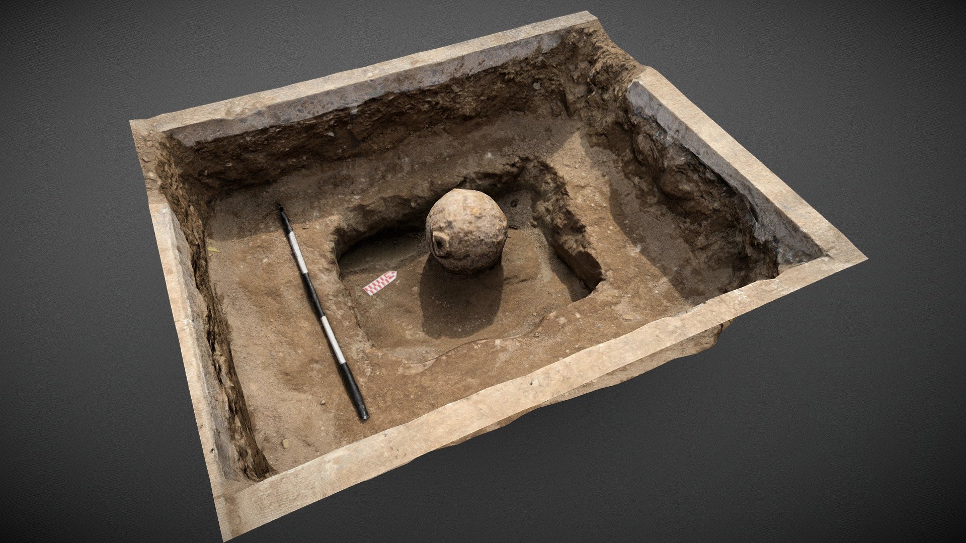 Excavación del Proyectil del siglo XIX - 3D model by Gran Museo Cálidda ...