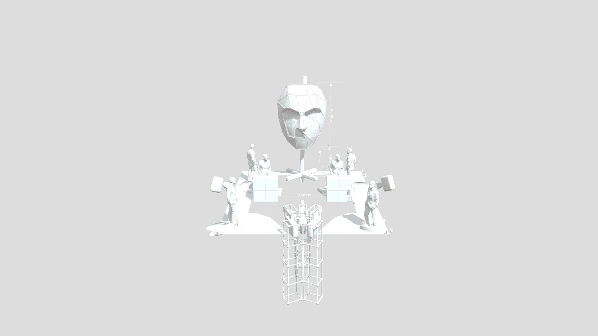Maska_3m_SET-500-50_x3_PROJ_v7_b - 3D model by LaserMan77 [e186e74 ...