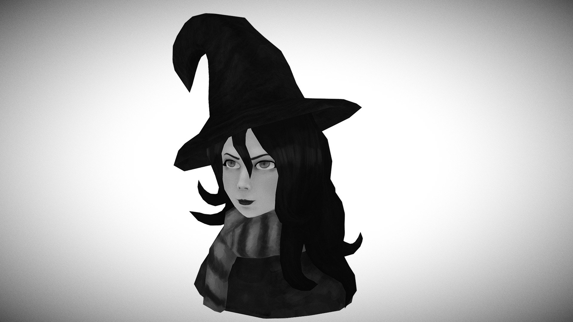 Little witch - 3D model by FeDeath [e187543] - Sketchfab