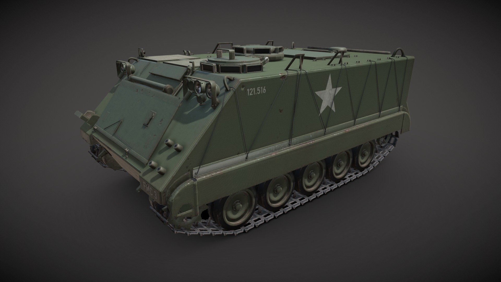 M113 - APC - Buy Royalty Free 3D model by youssef.koumi [e1885b7] - Sketchfab Store
