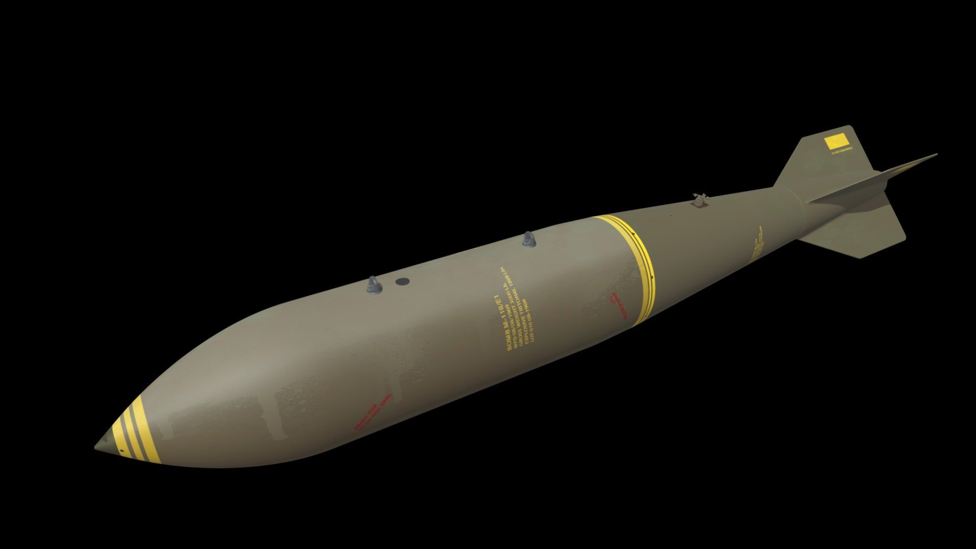 M118 E/1 DEMOLITION BOMB - 3D model by Edgar Brito (@e.brito) [e189850 ...