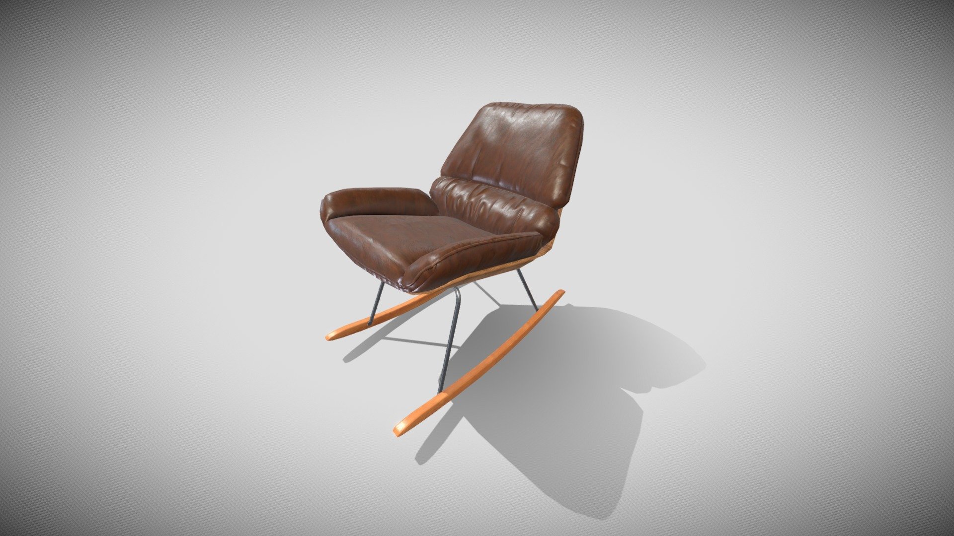 Rocking Chair - 3D model by DRS (@DigitalRhombusStudios) [e189f0e ...