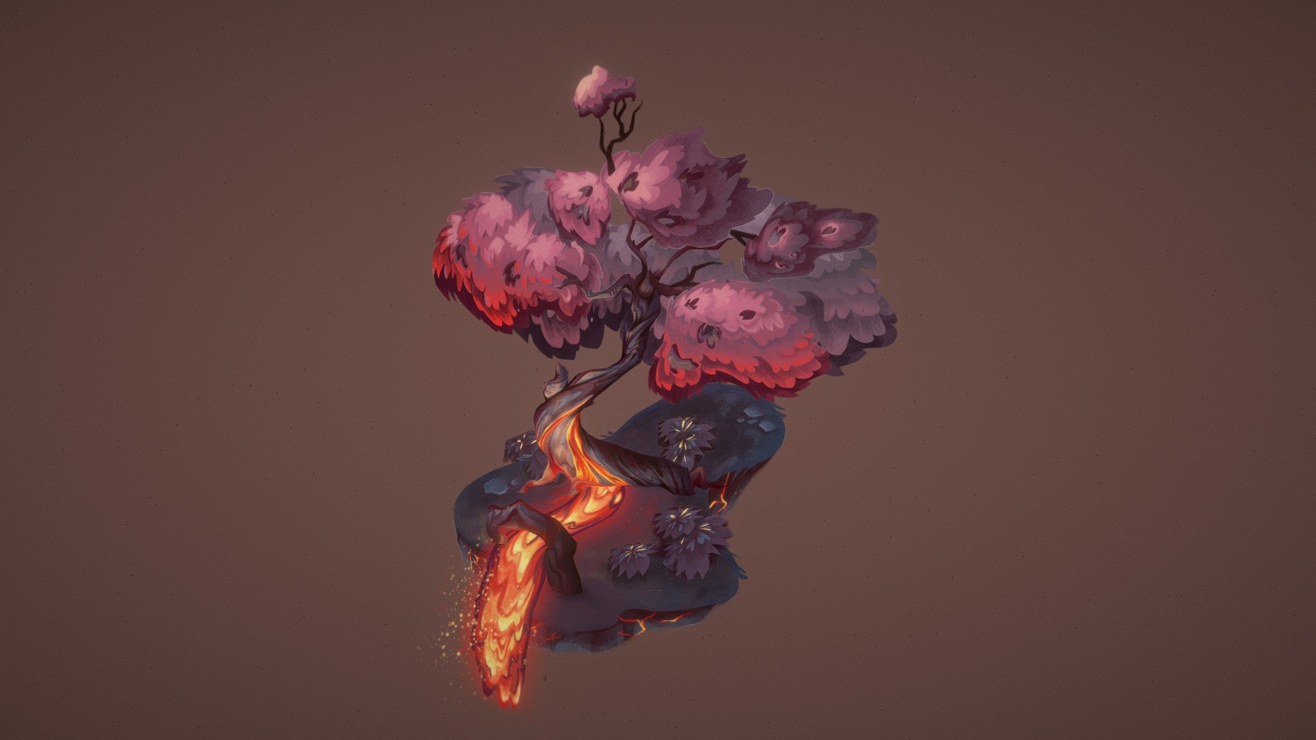 Magma Tree - 3D model by Gabriela Gomes (@gabsrossetto) [e18a57a ...