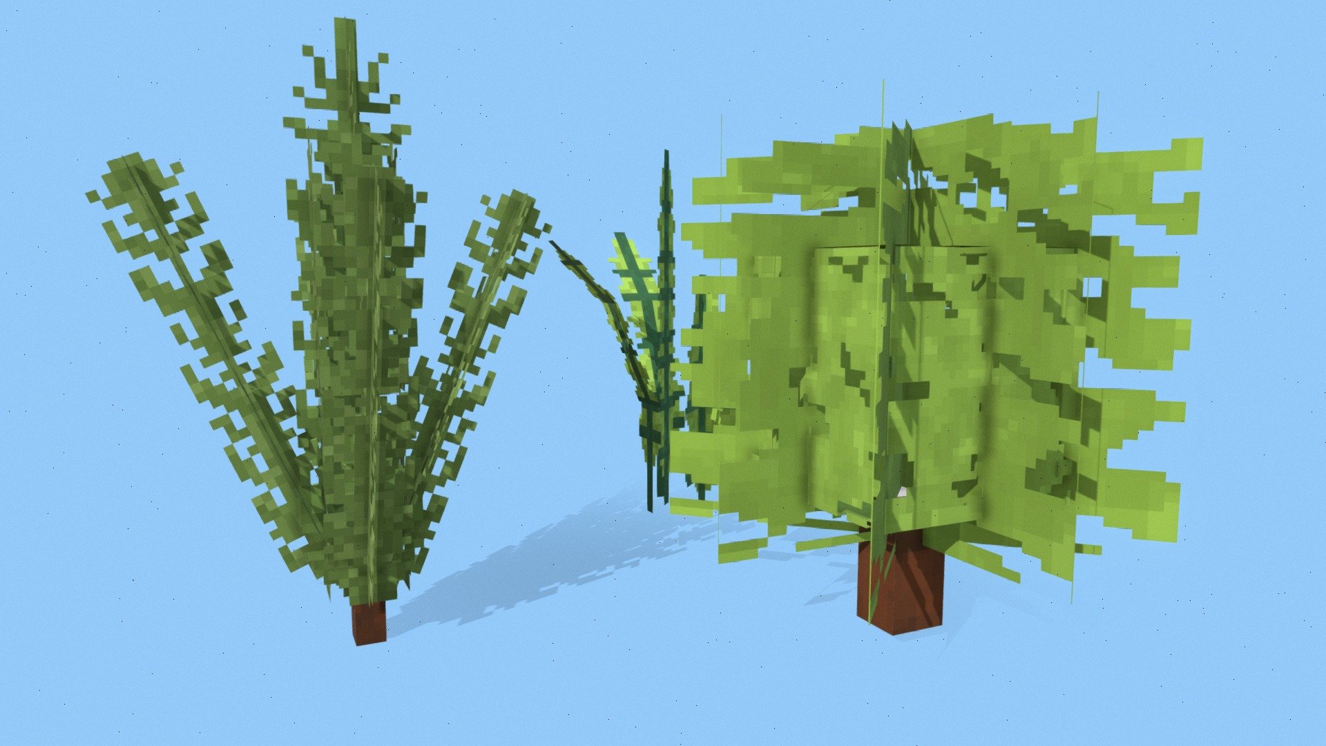Plants Minecraft - 3D model by mateo3d_ [e18ba44] - Sketchfab