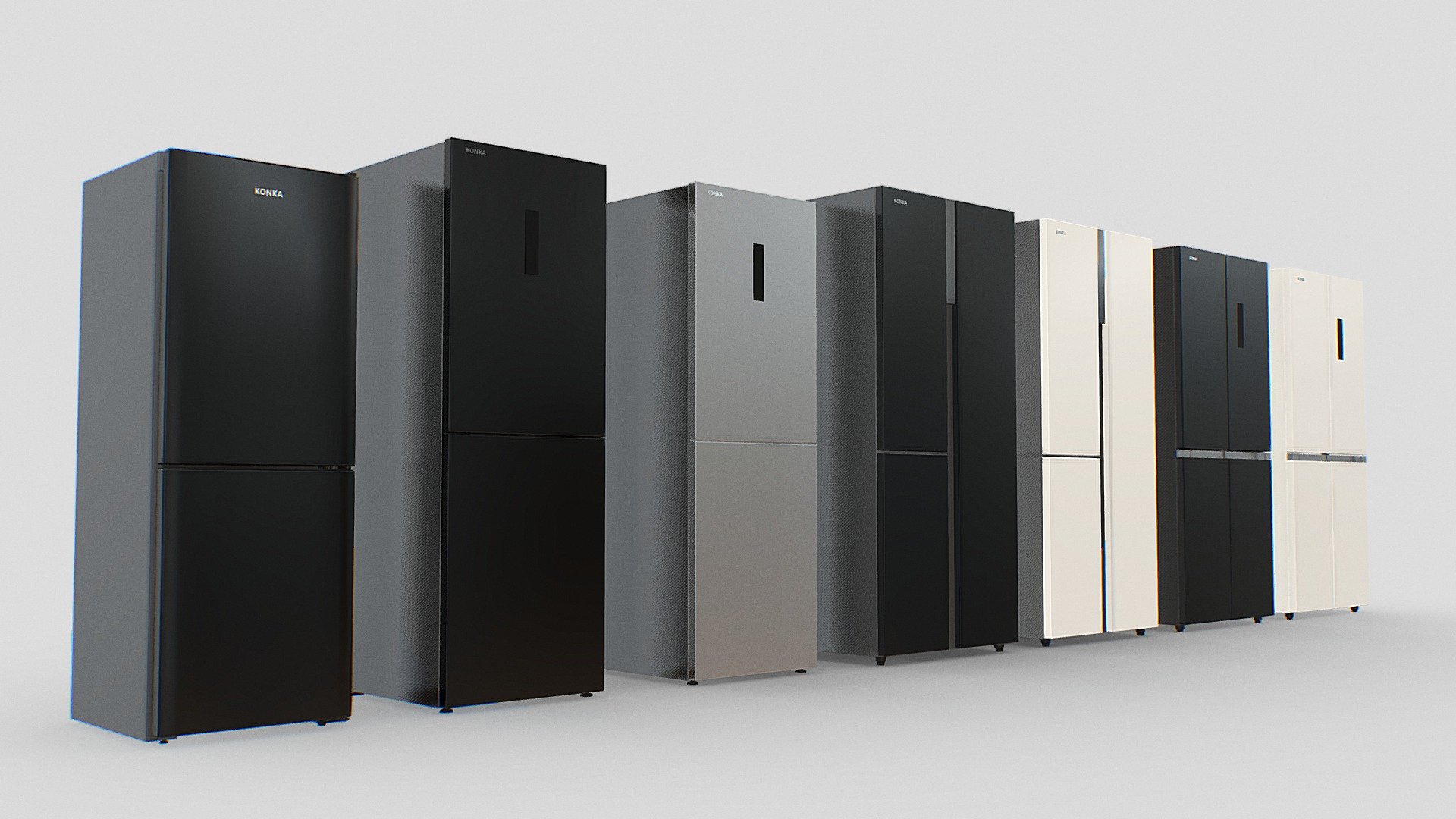 Konka fridge - 3D model by kawa No1 (@jingduqing) [e18bb1c] - Sketchfab