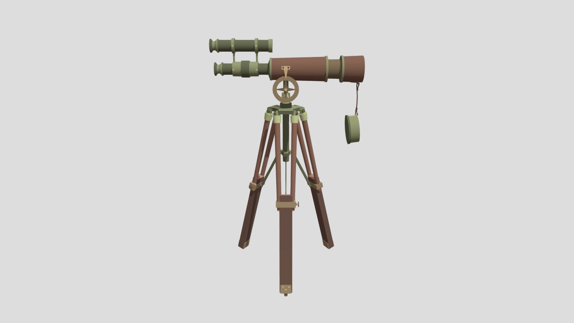 GD-VintageTelescopeDraftColor - Download Free 3D model by DenisKozhar ...