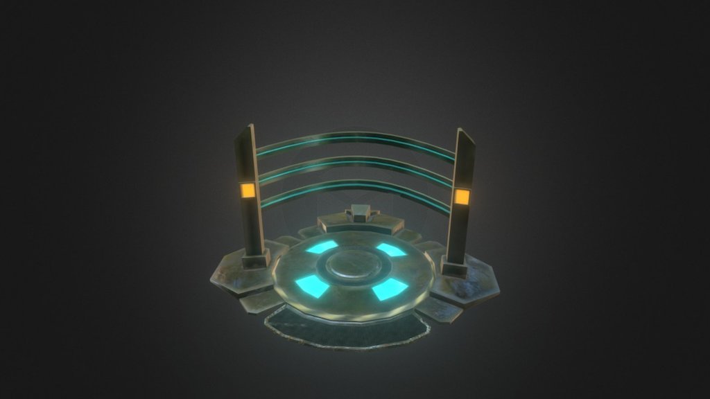 Teleporter - 3D model by Gstav [e18ecdb] - Sketchfab
