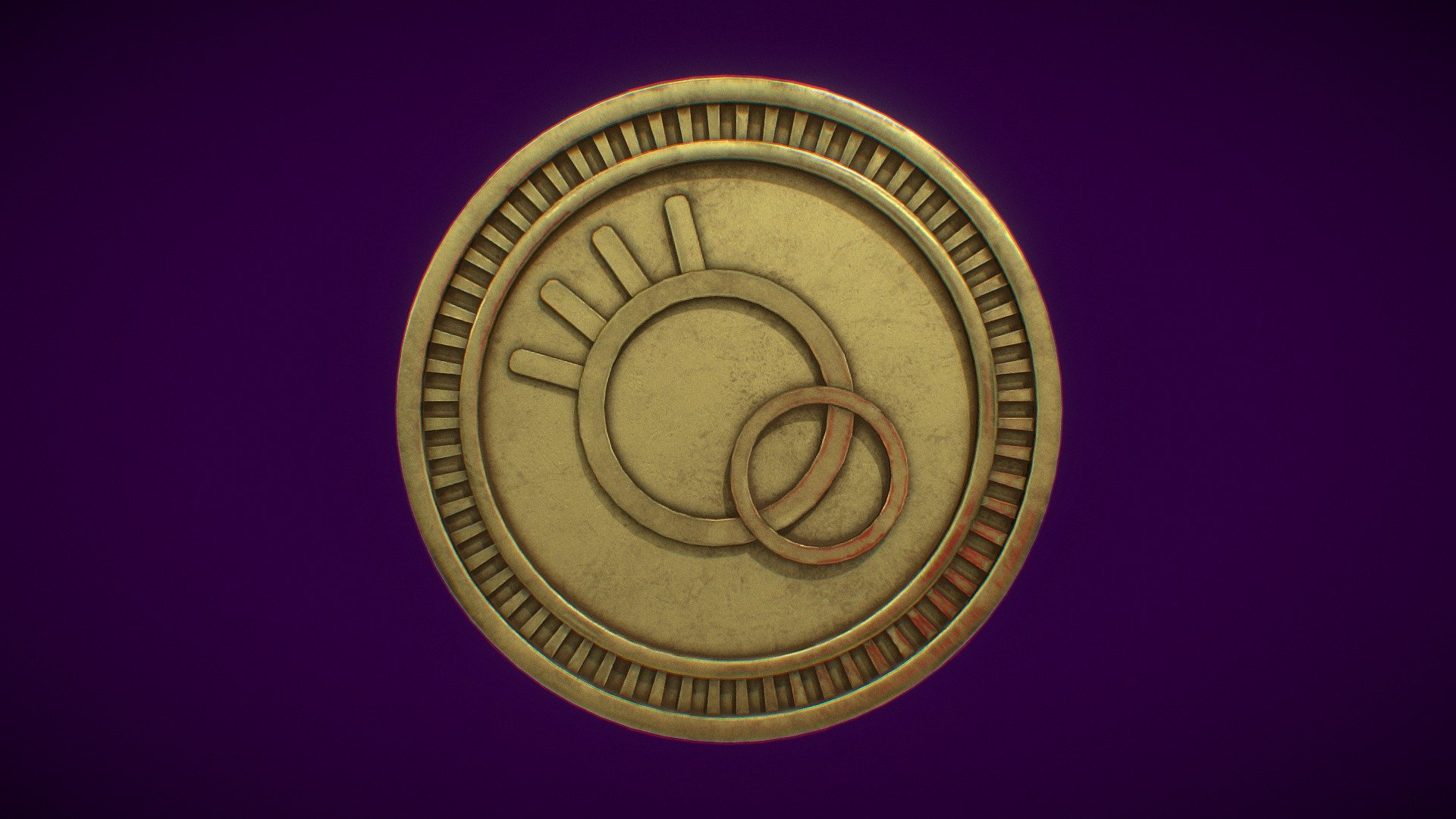Fear & Hunger Coin (ONE SIDE ONLY) - 3D model by AnshiNoWara [e18eff3 ...