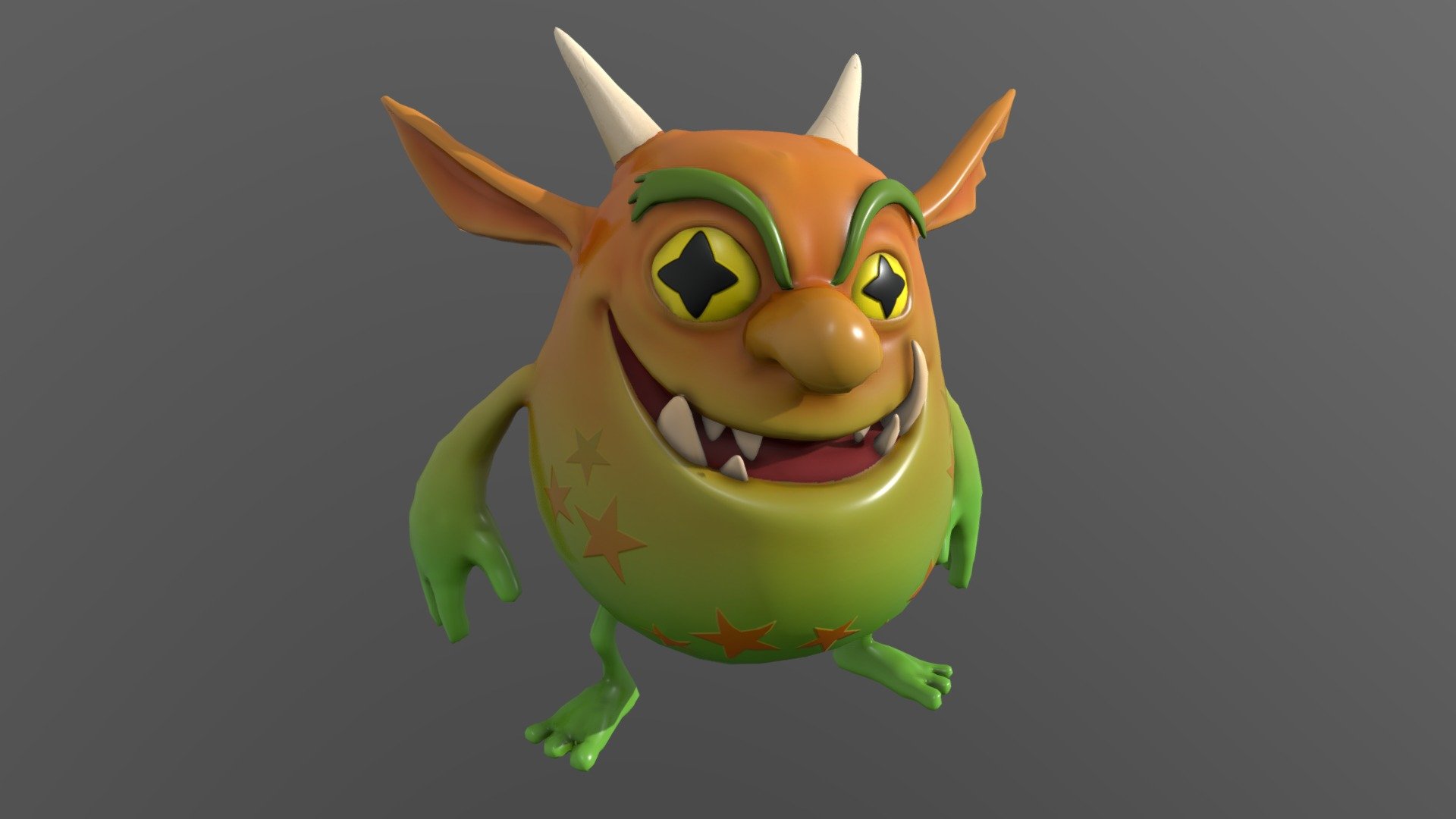Rare Apple-Like Starry Goblin - Download Free 3D model by ZedFox ...