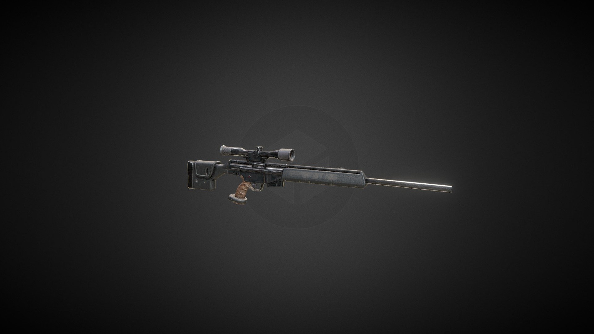 low poly PSG-1 - 3D model by denmark (@ddenmark) [e1924e8] - Sketchfab
