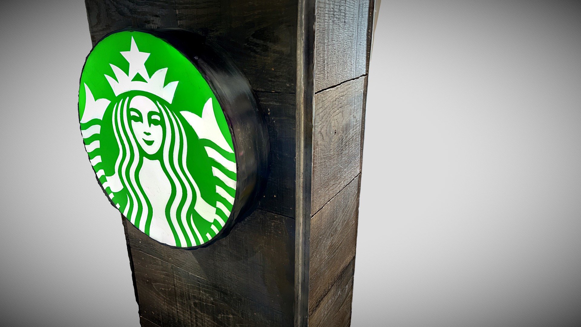 Starbucks sign photogrammetry - Buy Royalty Free 3D model by Alex Tench ...