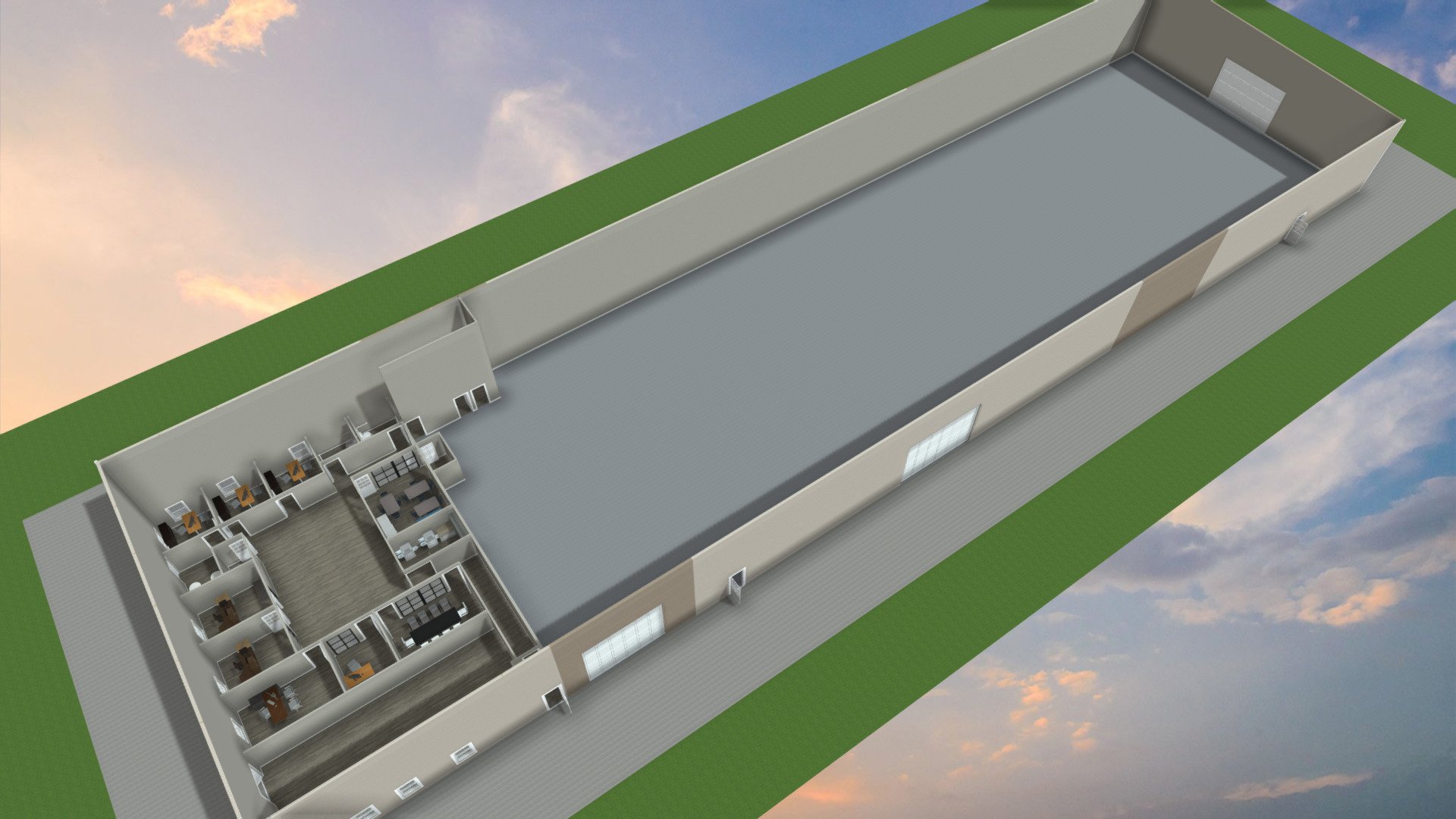 Warehouse Interior Plan - 3D model by Virtual Teic (@dyb) [e194835 ...
