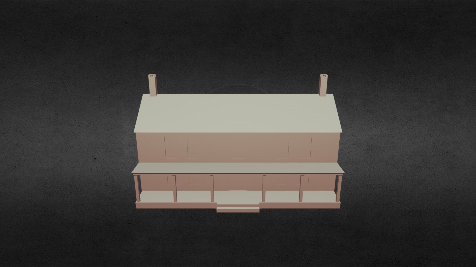 Colonial Home - 3D model by NC (@Nickal3) [e196e2a] - Sketchfab