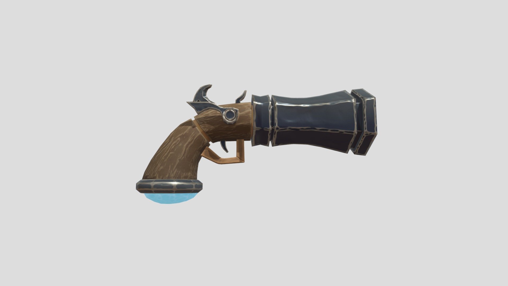 Stylized Dwarf Gun - 3D model by Rakshith RL (@rakshithrl17) [e197893 ...
