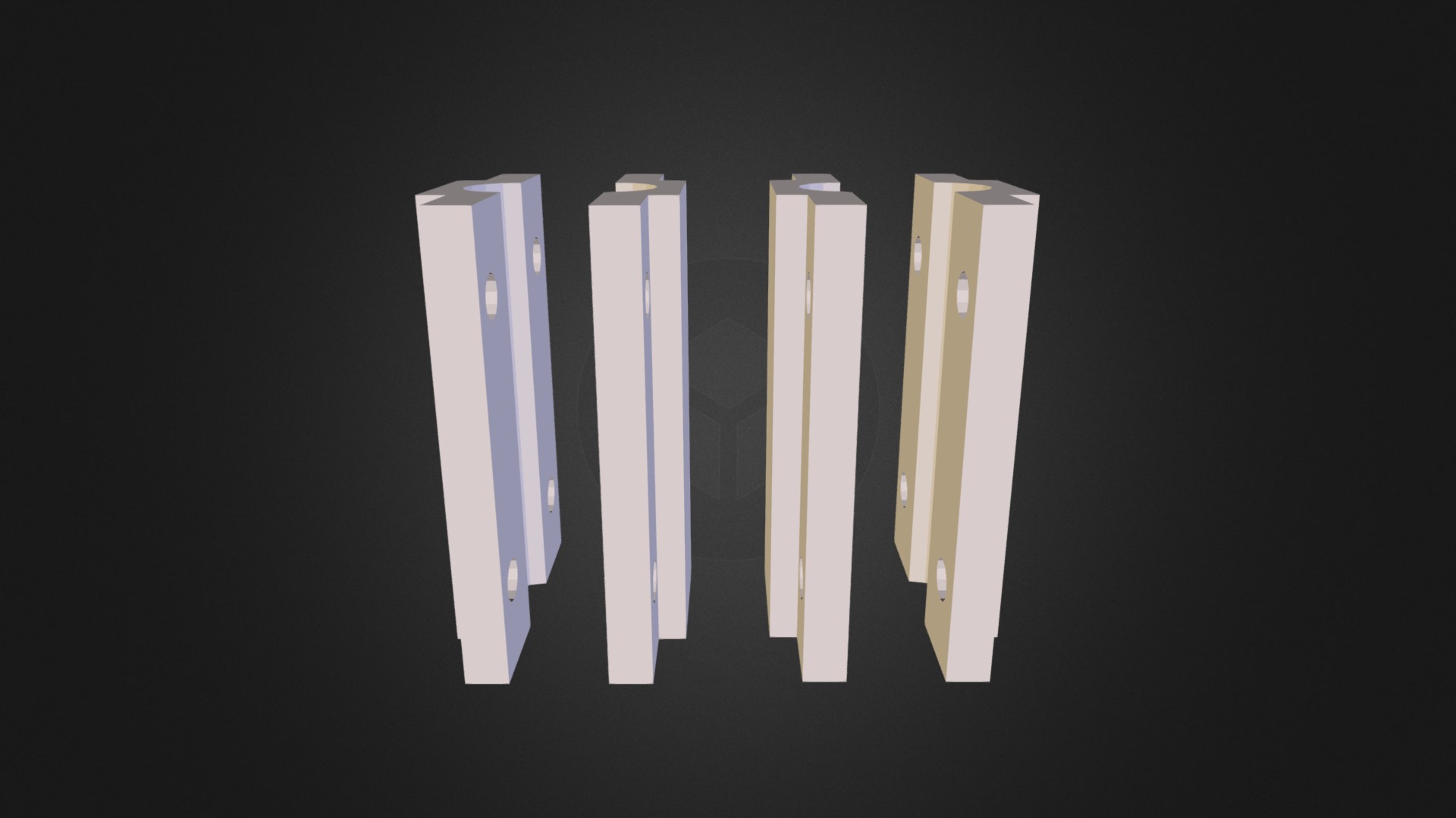 Z axis vinyl tubing clips - 3D model by 3dindustries [e1990ba] - Sketchfab