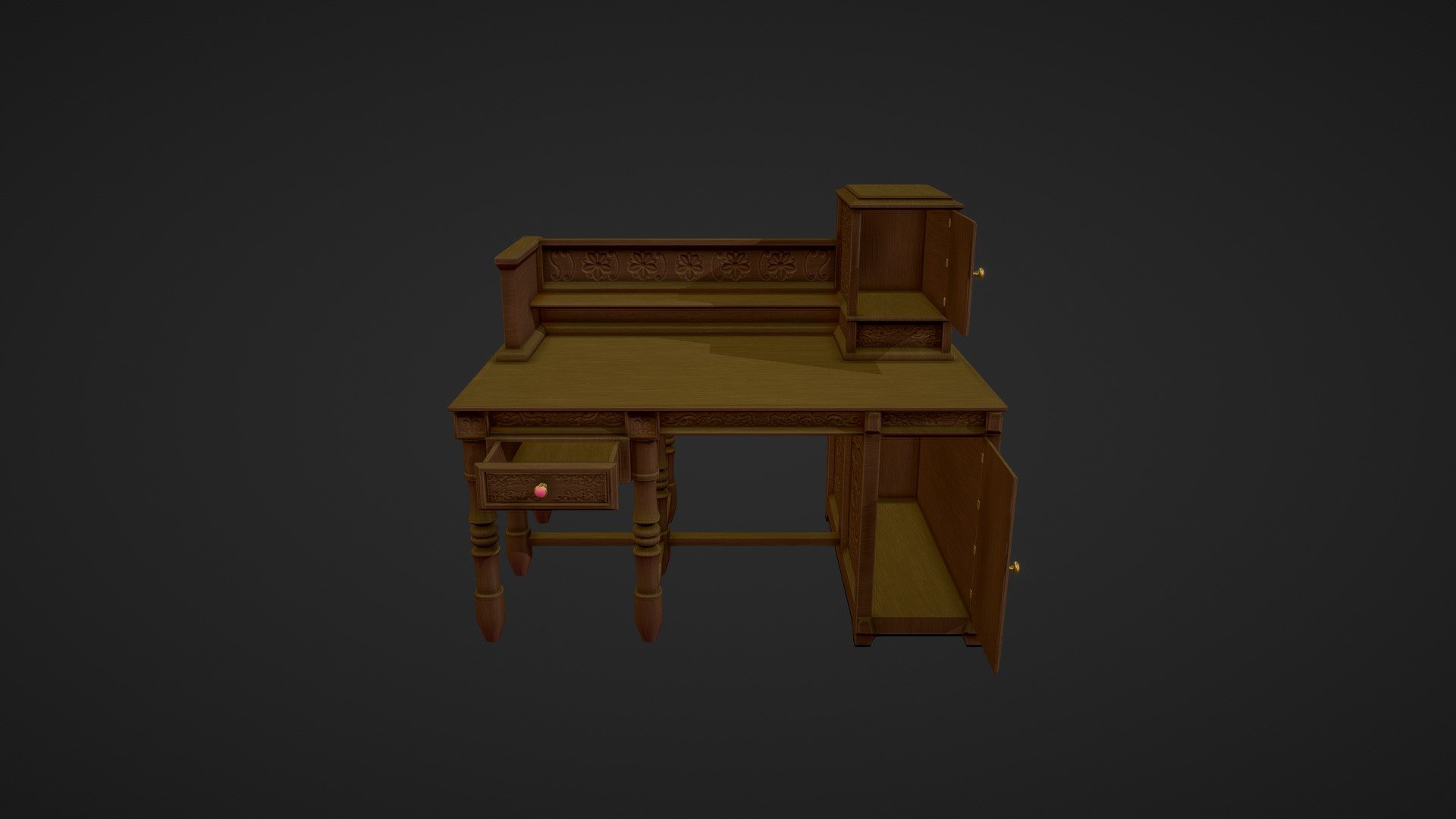 Study Table - 3D model by De Chen (@DeChen) [e199224] - Sketchfab