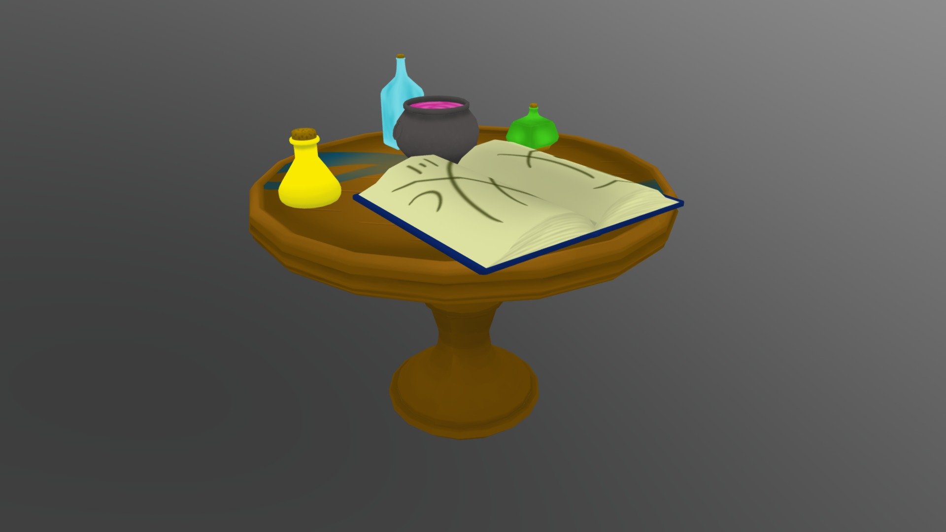 Alchemy Table - 3D model by Quinn Richman (@QuinnRichman) [e19937b ...