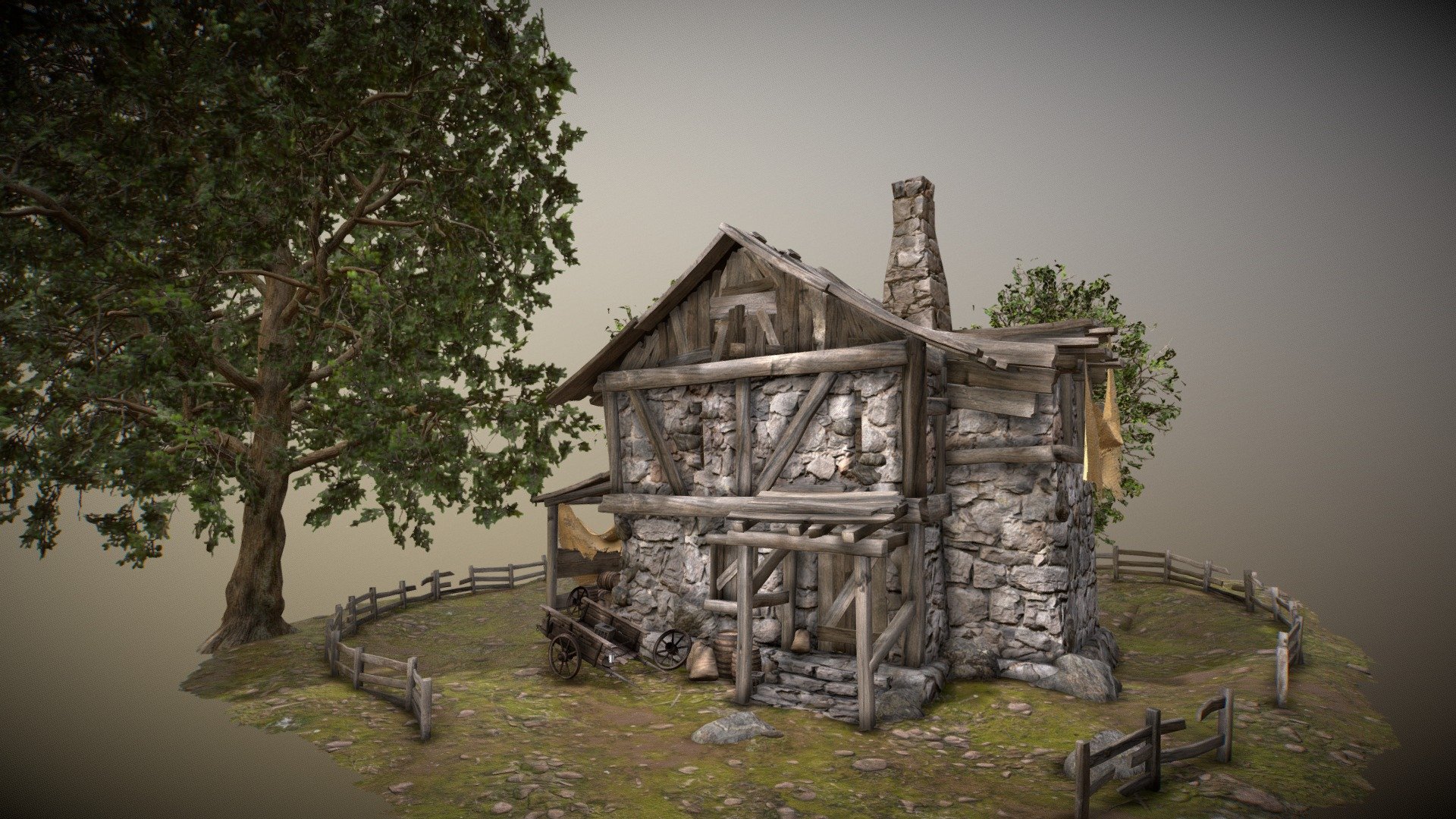 Medieval Forest House - 3D model by Spartwoo_3D_ARTIST [e19c330 ...