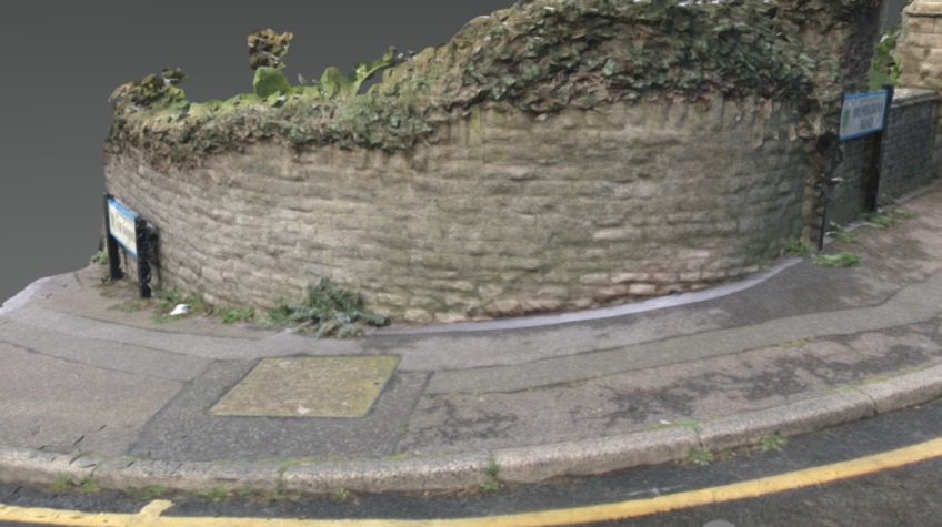 Wall and path incline survey - 3D model by 3dcapture.co.uk [e19c915 ...