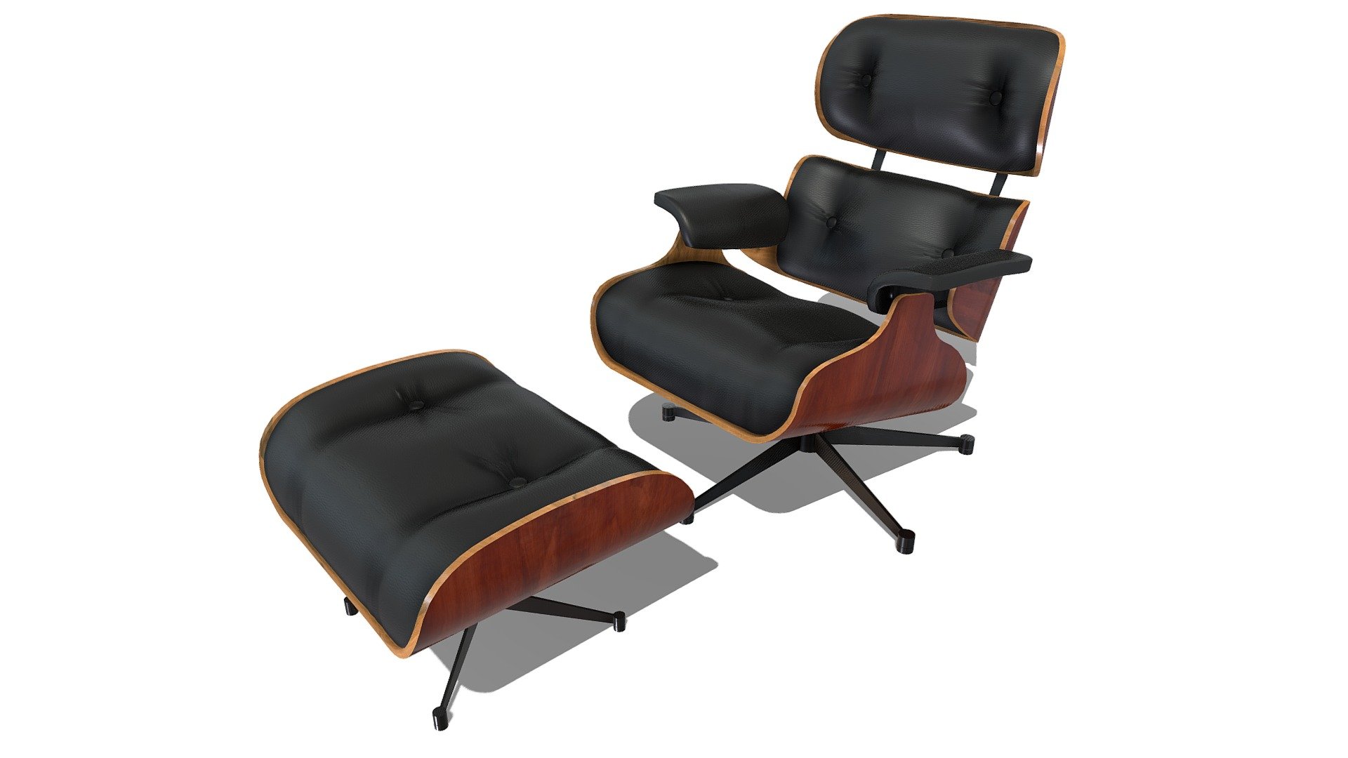 Eames Lounge Chair & Foot Stool - Buy Royalty Free 3D model by Studio ...