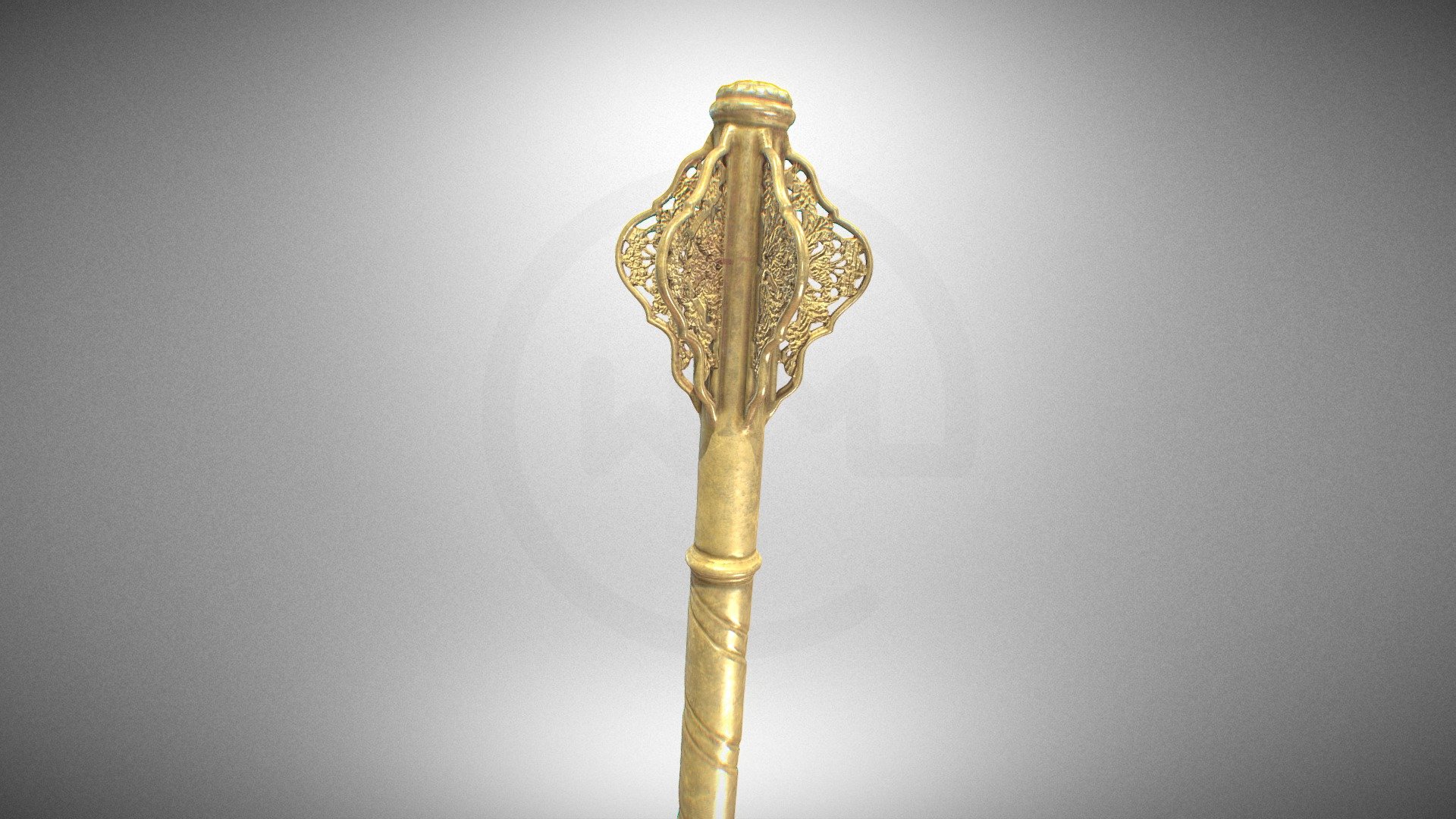 Mace – a prop from the School of Fine Arts - Download Free 3D model by ...