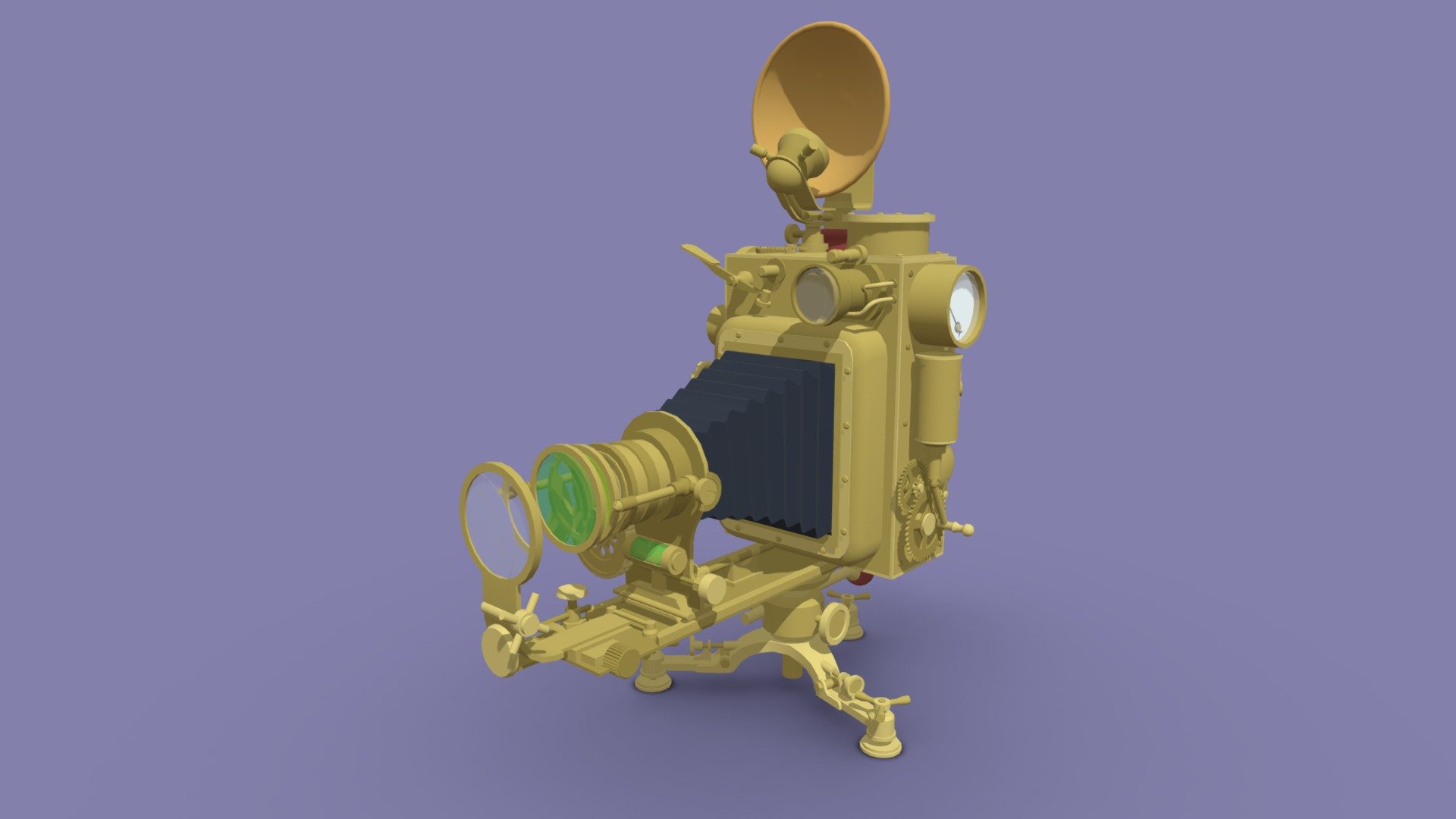 Steampunk Camera - Download Free 3D model by Silverone (@silverds ...