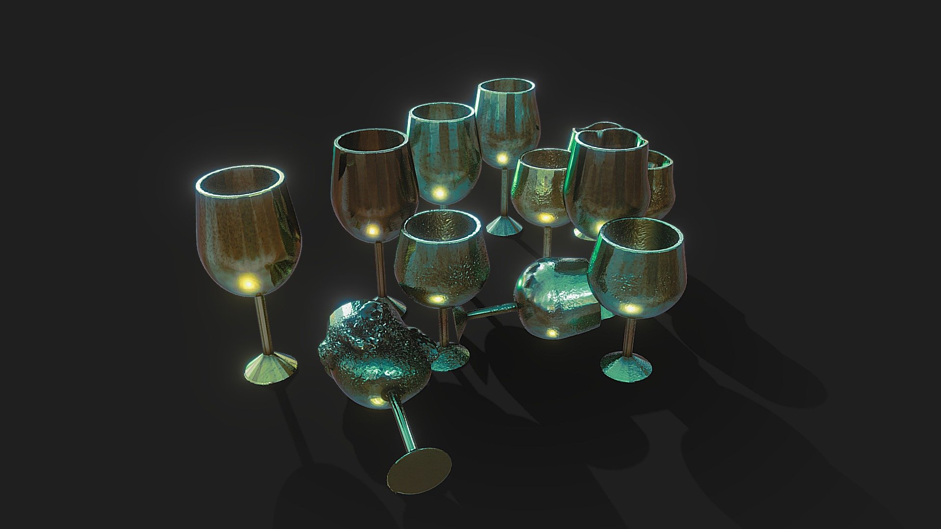 Old rusty cups asset - Download Free 3D model by Rochaku [e1a1284 ...