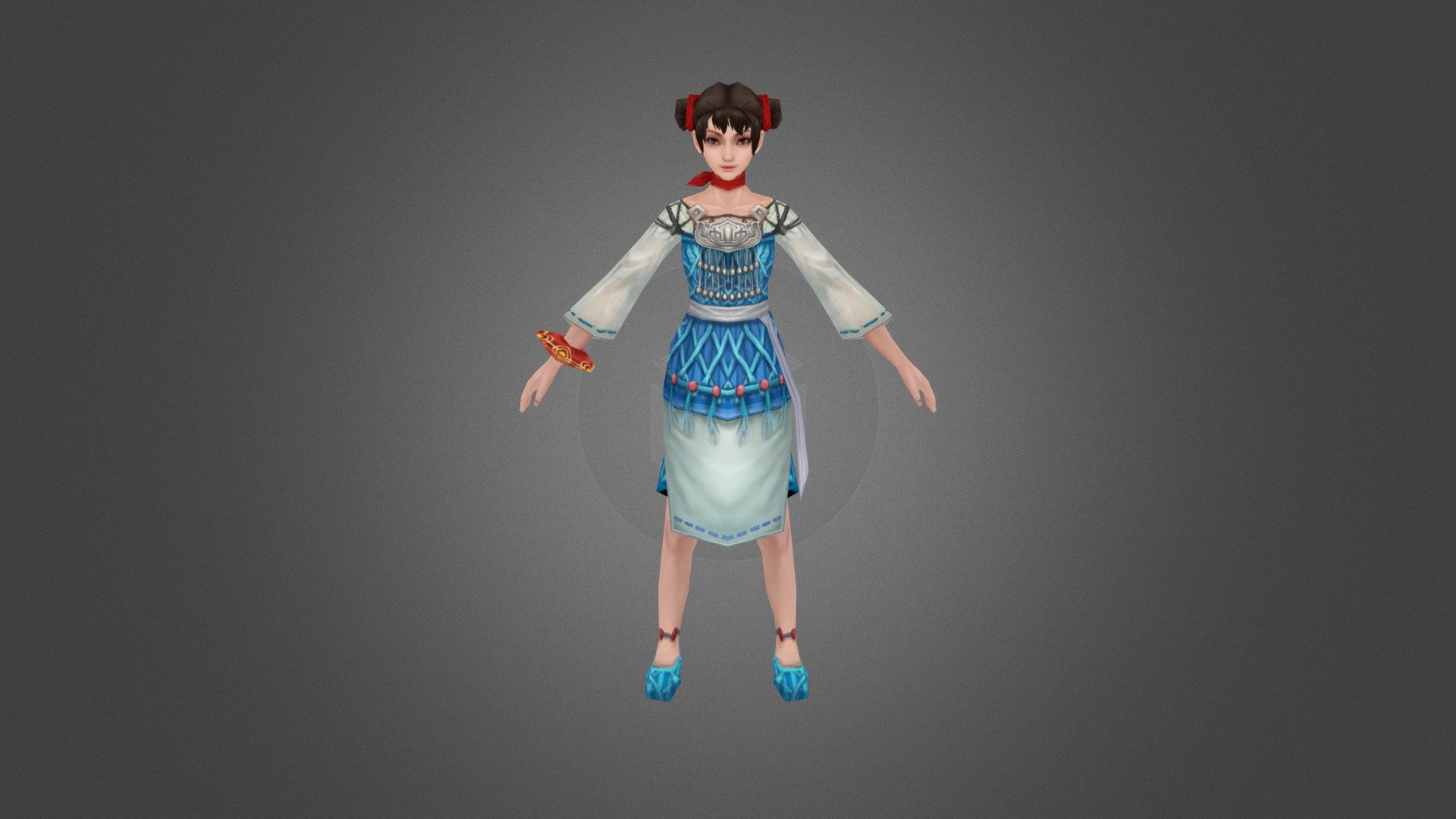 Young Girl Rigged 3D Model - Download Free 3D model by CG-Moon [e1a42fe ...