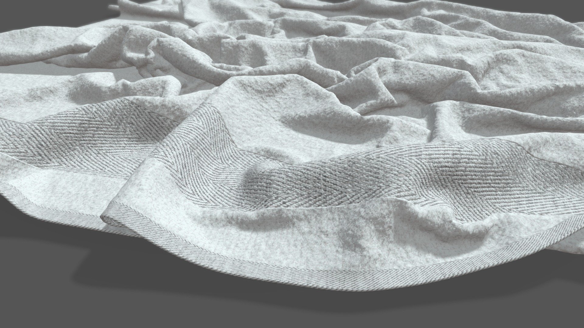 Towel dropped on the ground - Buy Royalty Free 3D model by Marc Sawyer ...