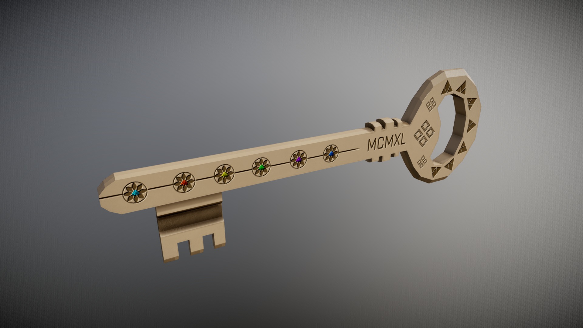Skeleton Key - 3D model by hamdanbasri [e1a6d13] - Sketchfab