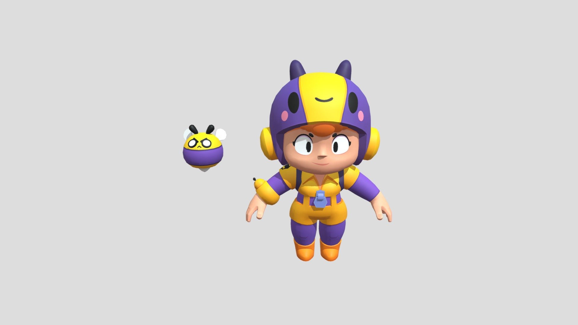 Brawl-stars-bea - 3D model by senakuzmin889 [e1a6f27] - Sketchfab