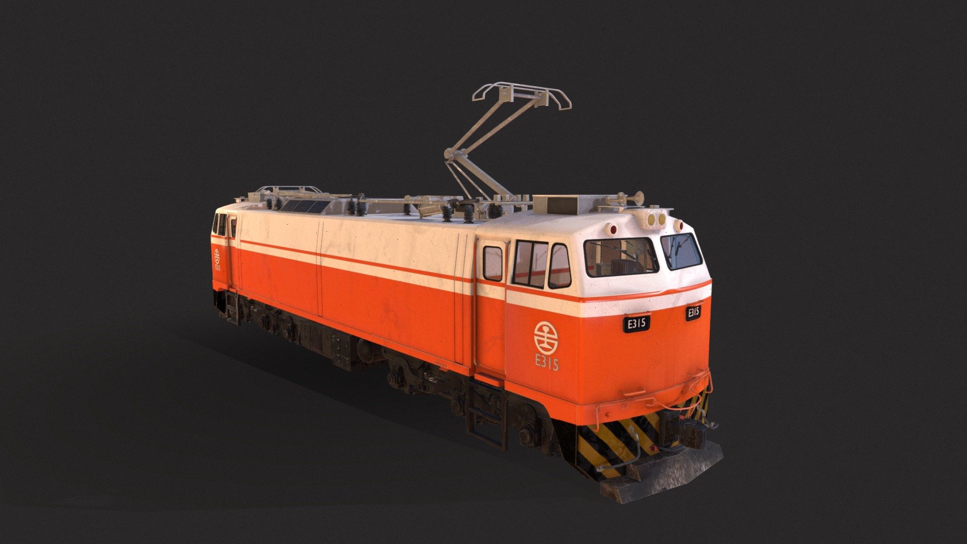 Taiwan train E315 - 3D model by mukoo (@sally1010023) [e1a90d0] - Sketchfab