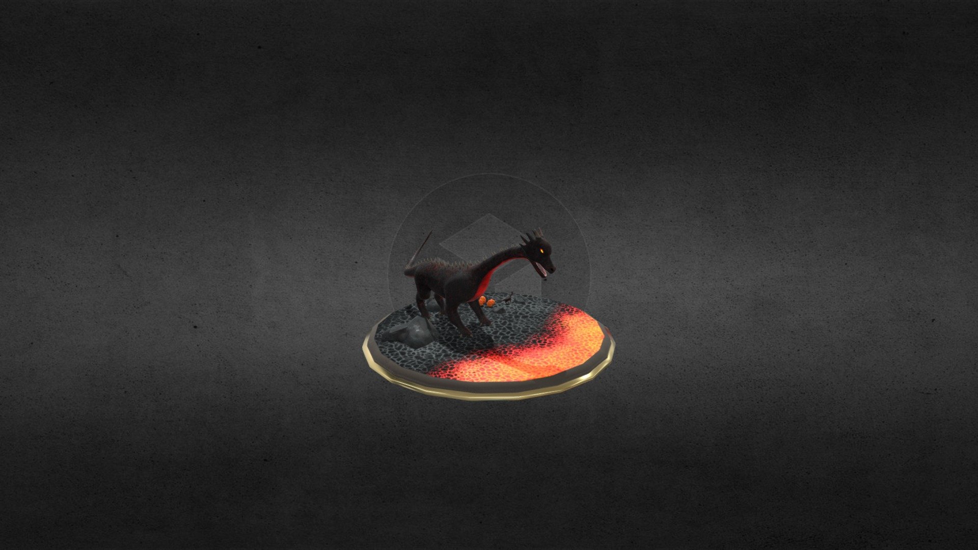 Hades Dragon - 3D model by Curtis Glover (@curtisnglover) [e1a9c14 ...