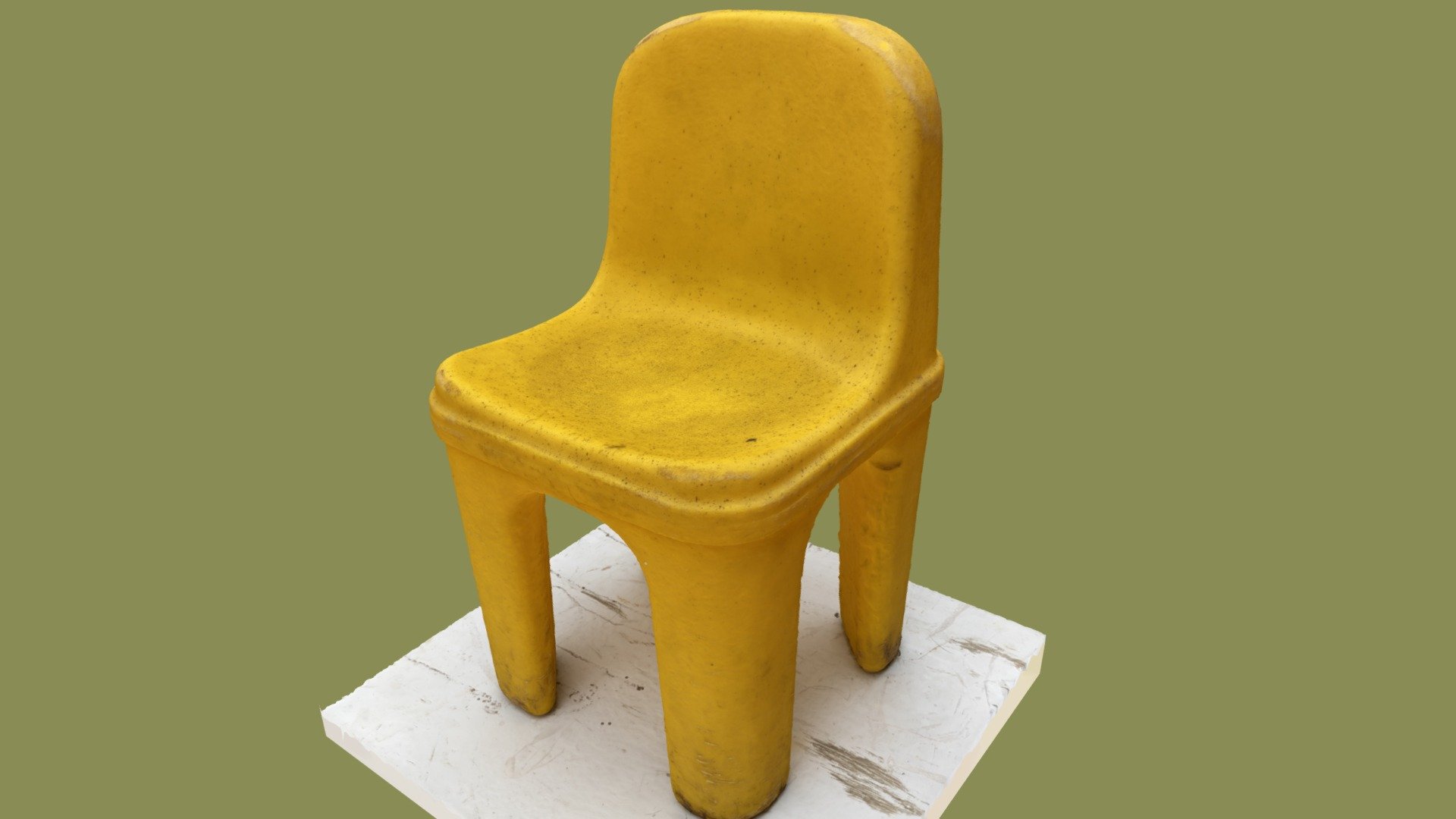 yellow toy bench - Buy Royalty Free 3D model by Gustavo Bigelli ...