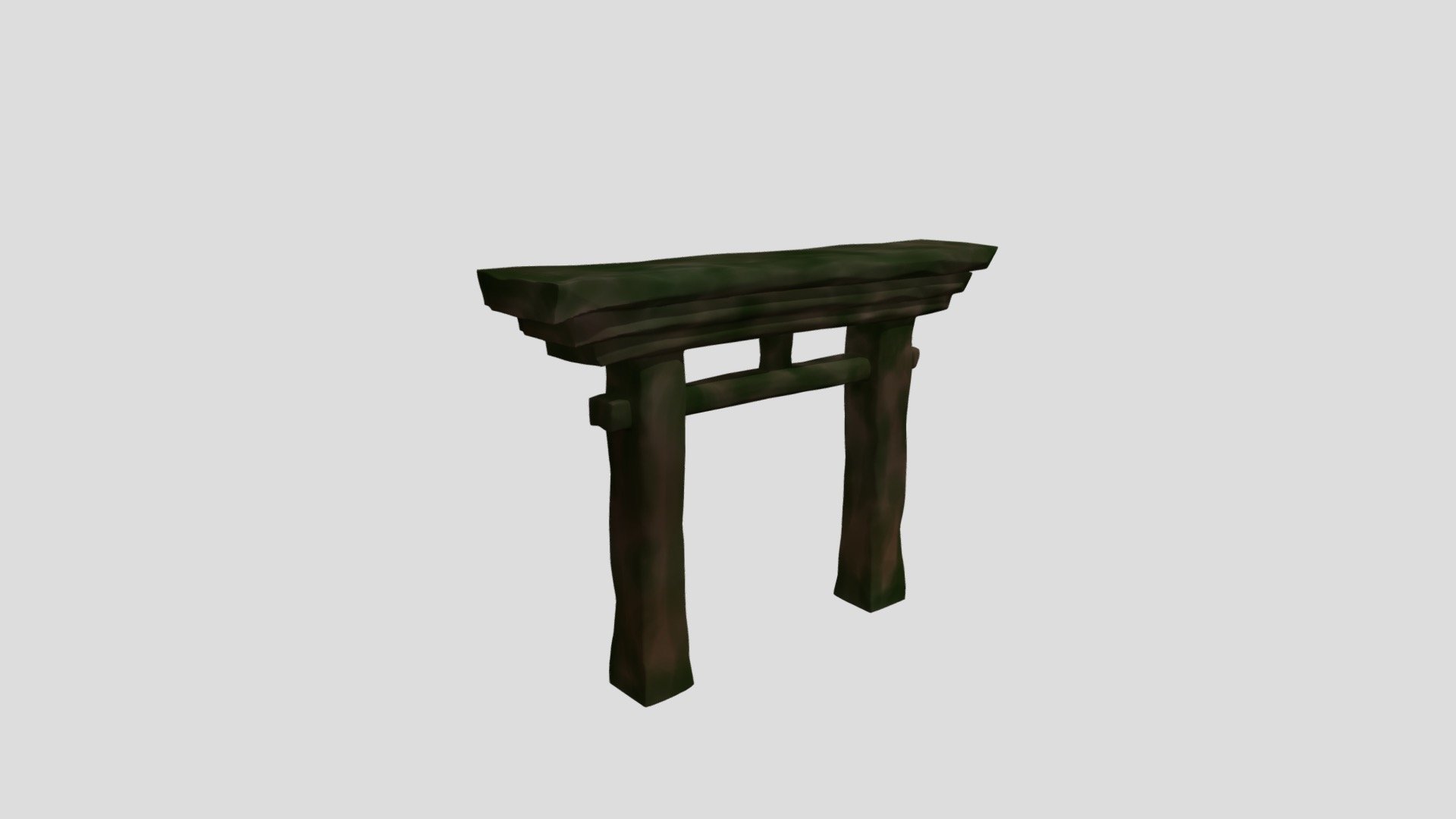 Low poly stone Torii gate - Download Free 3D model by Mikito11 [e1aca83 ...