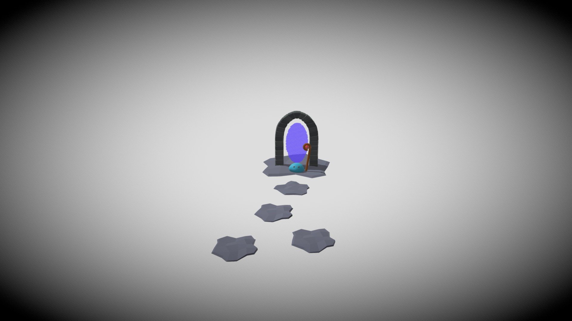 slime wizard and their portal - Download Free 3D model by warrene ...