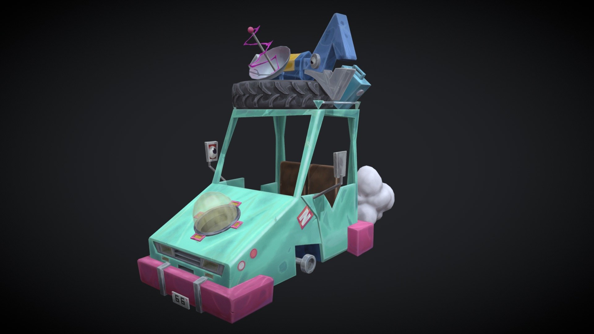 Alien Car - Buy Royalty Free 3D model by mangelessp3D [e1ae1ae ...